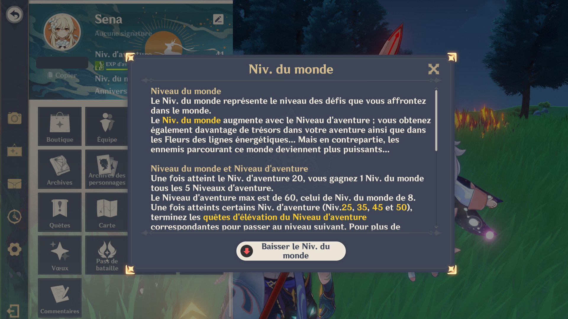 Niveau du monde Genshin Impact, comment l'augmenter ou le baisser ... Niveau du monde Genshin Impact, comment l'augmenter ou le baisser ...