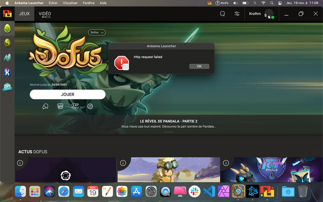 Ankama launcher http request failed Dofus, comment corriger le bug ... Ankama launcher http request failed Dofus, comment corriger le bug ...