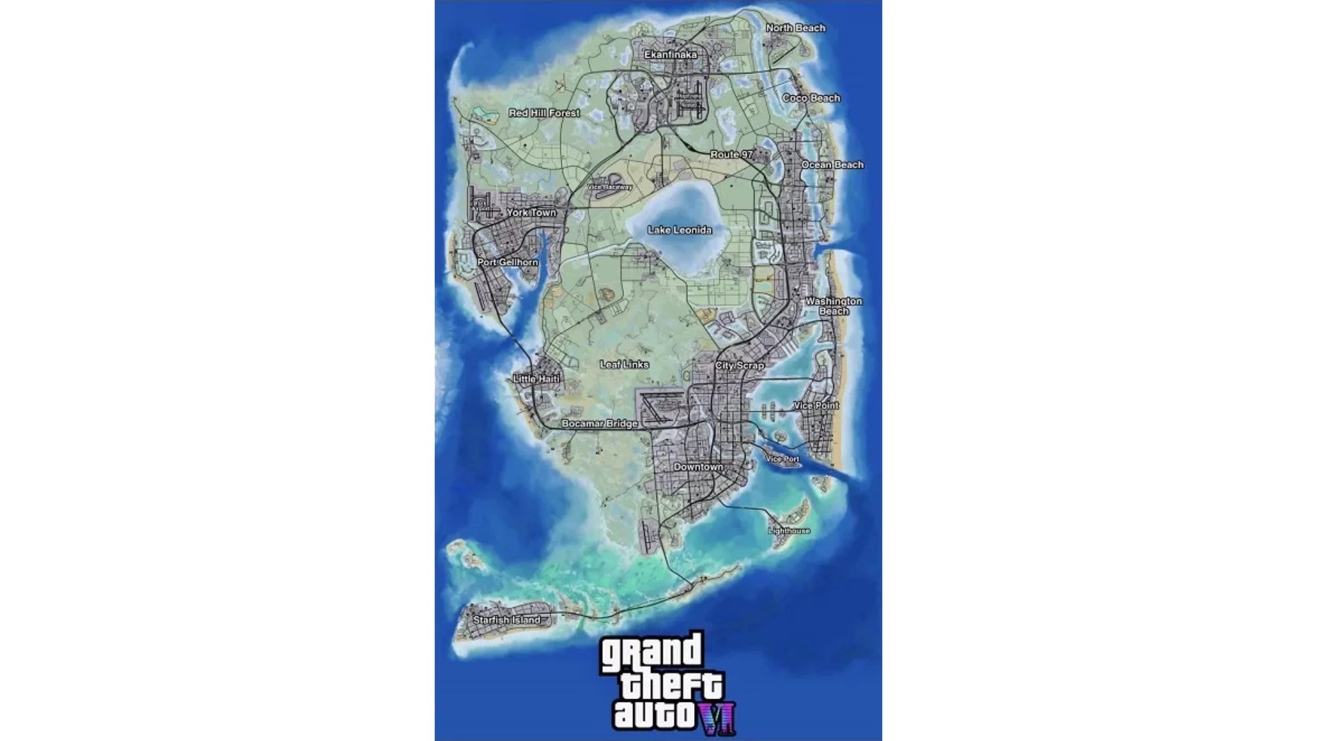 Carte Gta 6 Une Nouvelle Fuite Sur La Taille De La Map A été Dévoilé