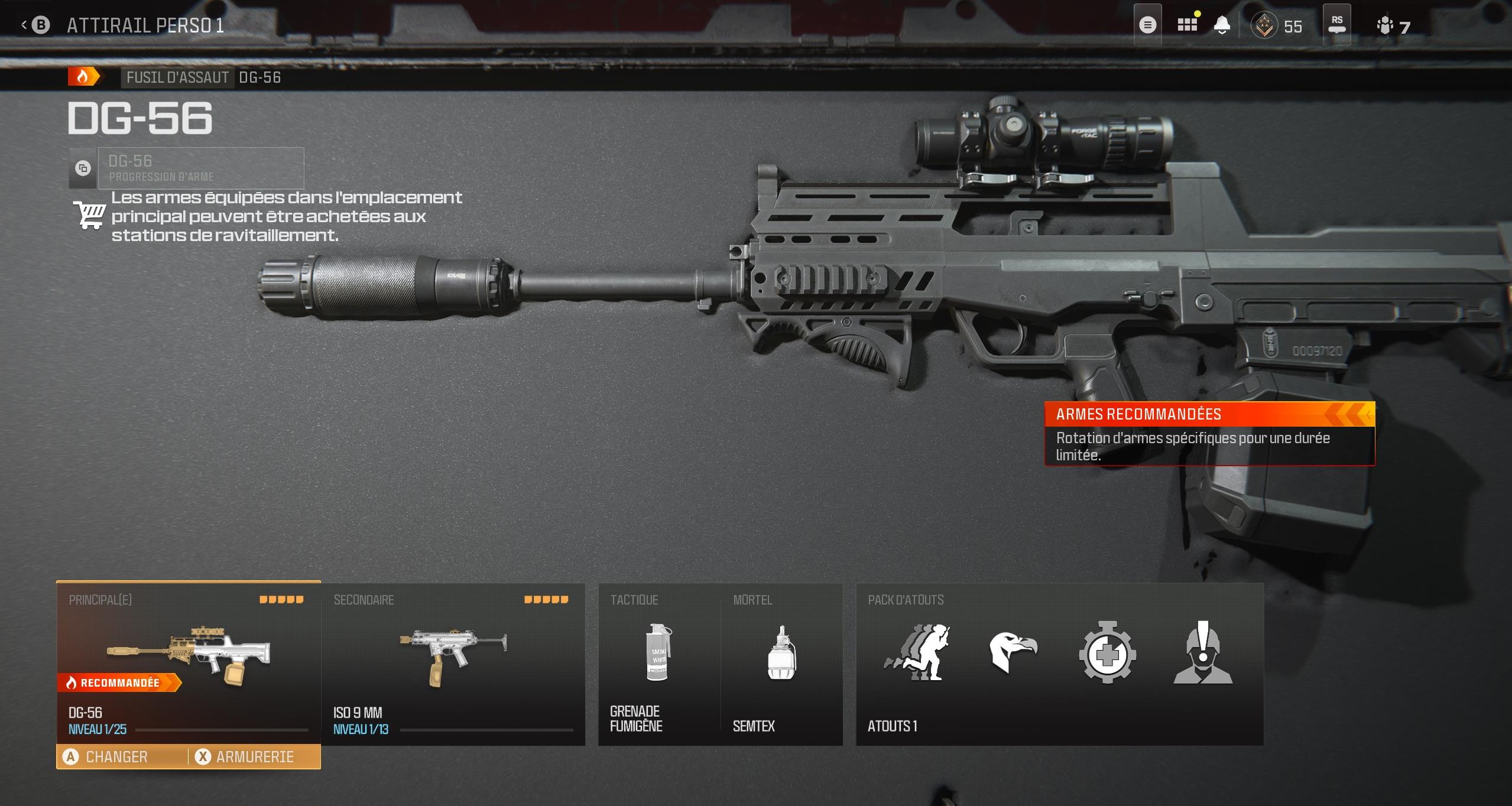 Classe Dg 56 Warzone Quels Sont Les Meilleurs Accessoires Et Atouts