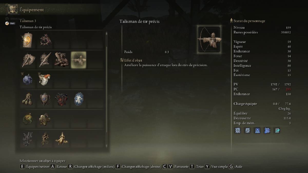 Elden Ring DLC : Talisman de tir précis emplacement, où trouver cet objet dans Shadow of the ...