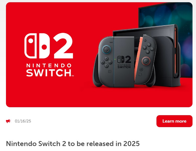 Nintendo Switch 2 date de sortie : quand est disponible la console en ...