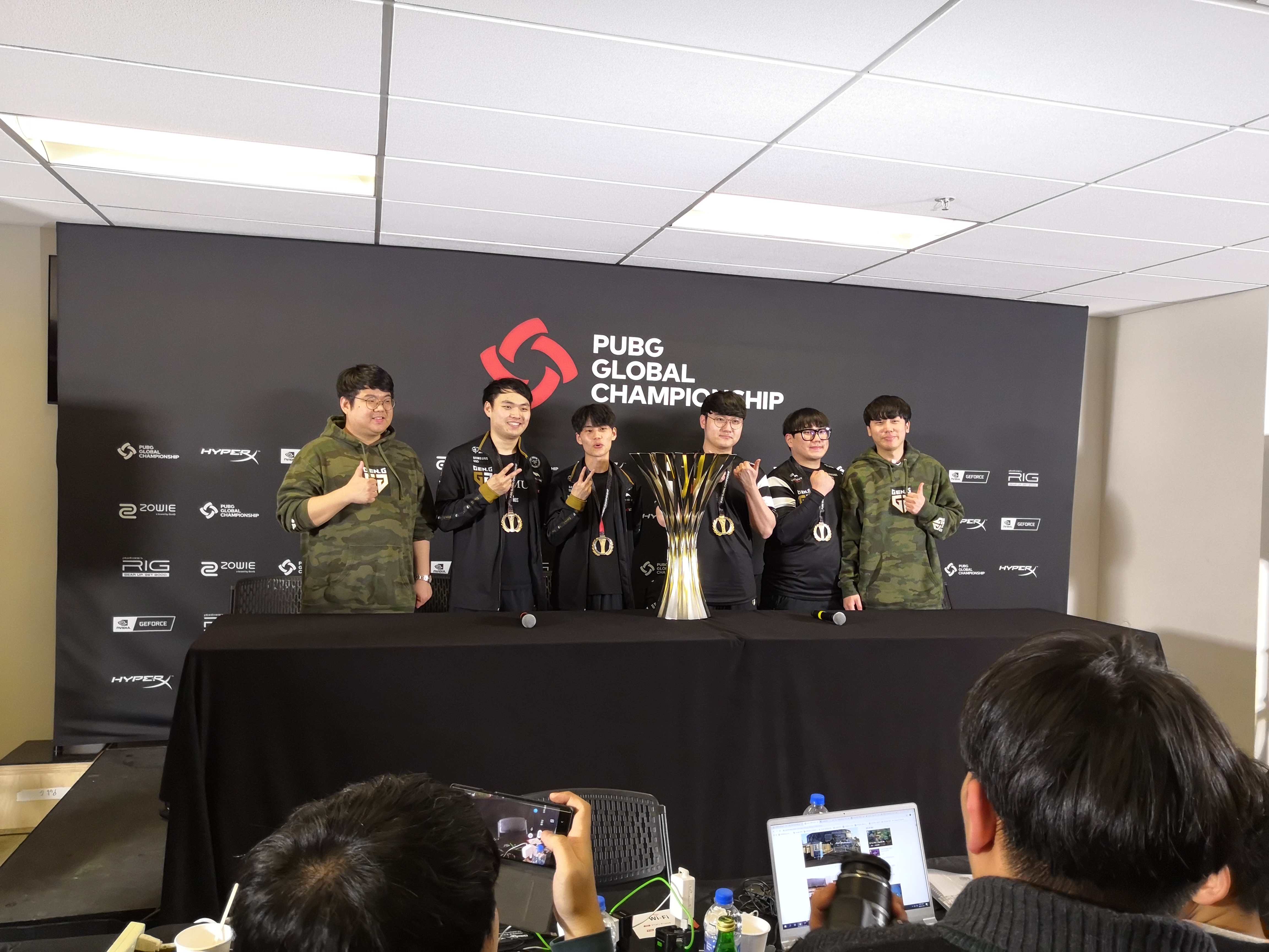 PGC 2019 sur PUBG : Gen.G, conférence de presse des vainqueurs - Breakflip