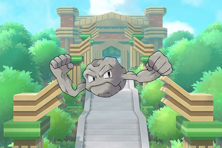 Racaillou - Pokémon Let's Go, Pikachu et Évoli - 074 - Breakflip