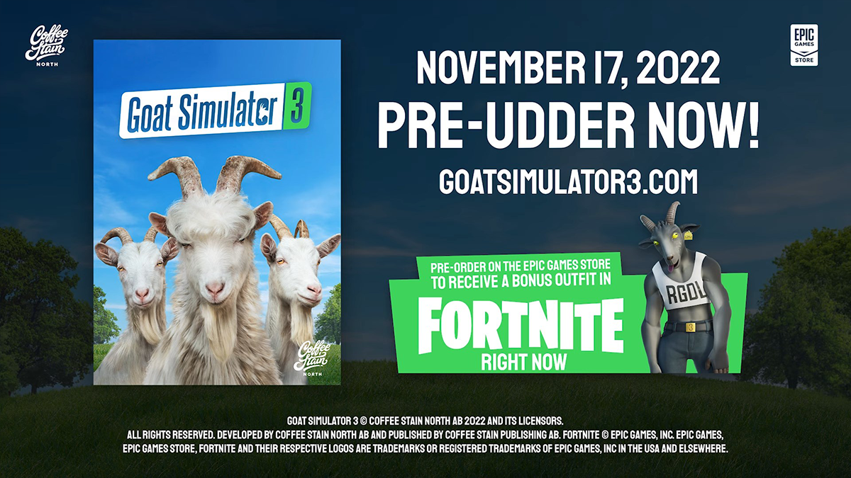Un skin Goat Simulator arrive sur Fortnite, comment l'obtenir ? - Breakflip