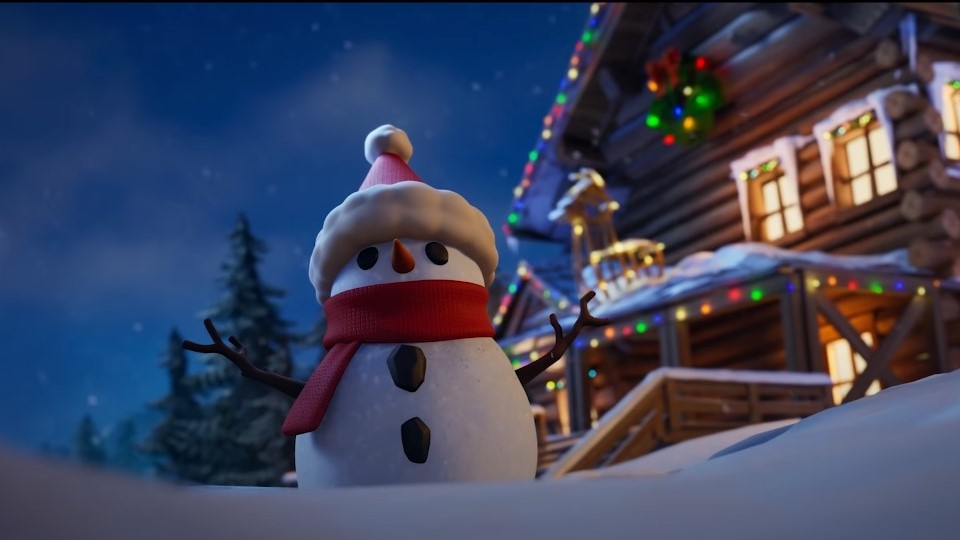 Percuter un bonhomme de neige avec un véhicule, defi de Noel - Breakflip