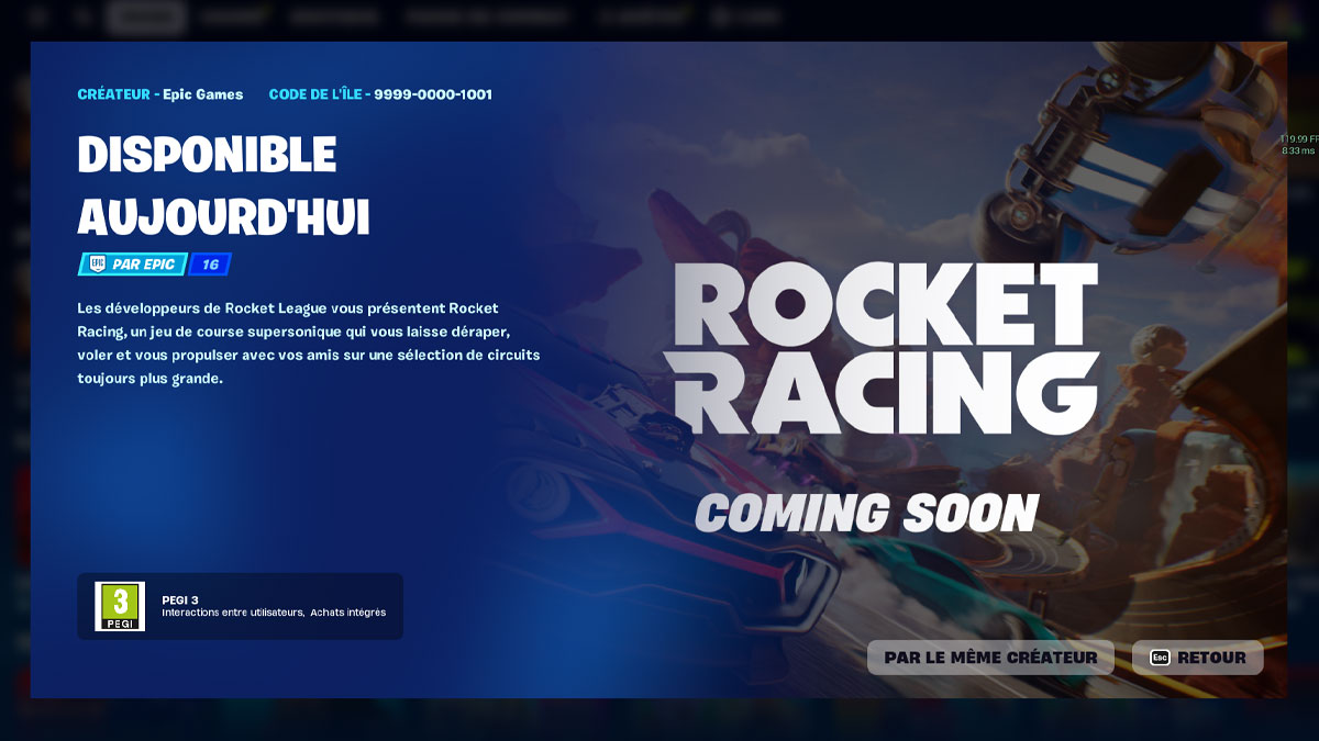 Rocket Racing Fortnite, comment jouer au nouveau mode de jeu ? - Breakflip