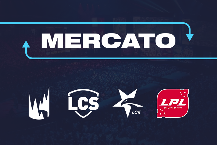 Mercato LoL : 2020 - 2021, tous les transferts des LEC, LCS, LCK et LPL ...