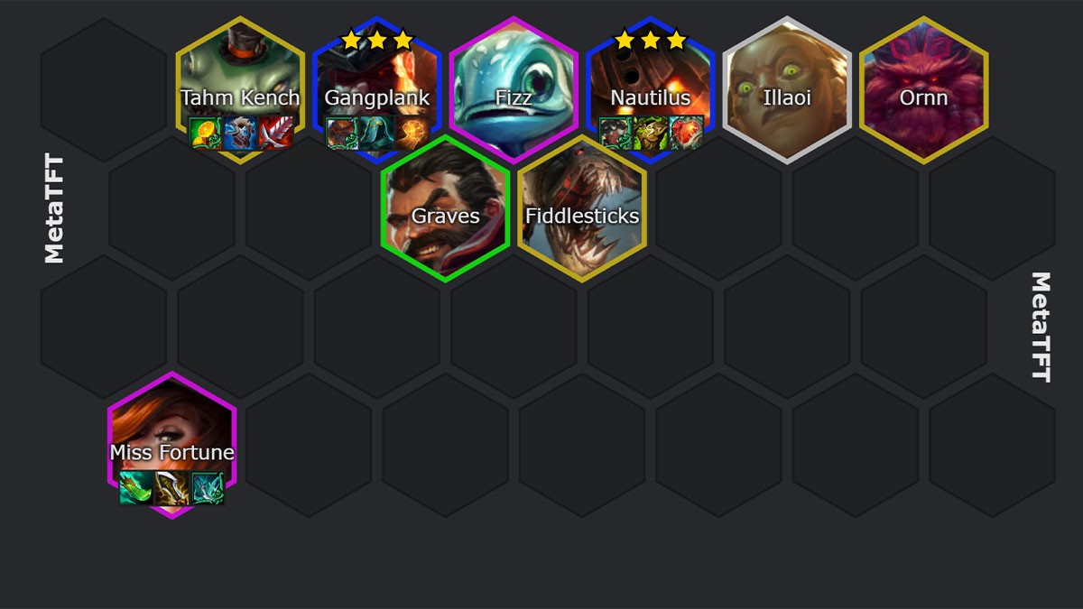Compo Bilgewater sur le set 16 de TFT Lore & Legends - Breakflip