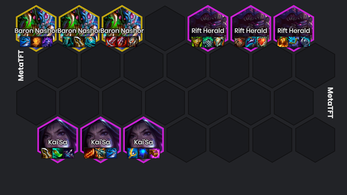 Guide de la compo Néant Baron Nashor au Set 16 de TFT - Breakflip